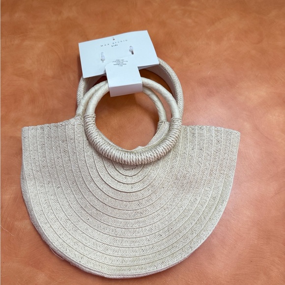Max Studio | Accessories | Max Studio Kids Beige Woven Tote Bag ...